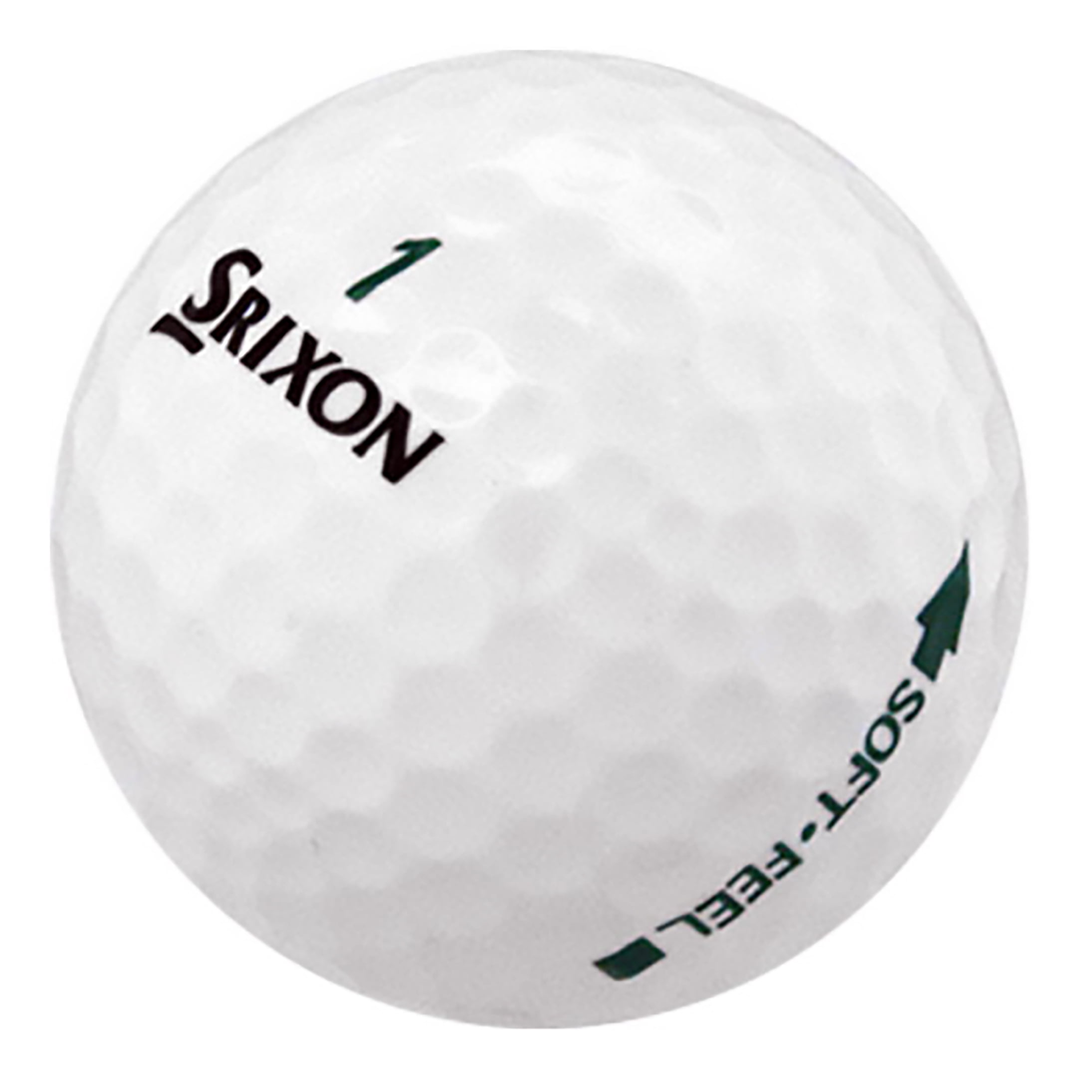 Free Shipping! Lost Golf Balls Srixon Soft Feel White 50 Pack Mint 5A ...