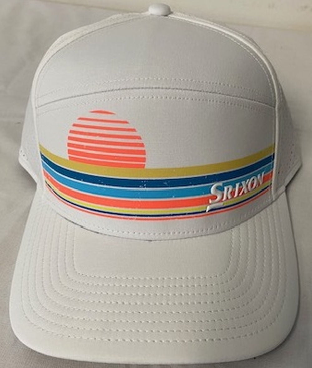 Srixon Sunset Collection Cap (White, Adjustable) Limited Edition Golf ...