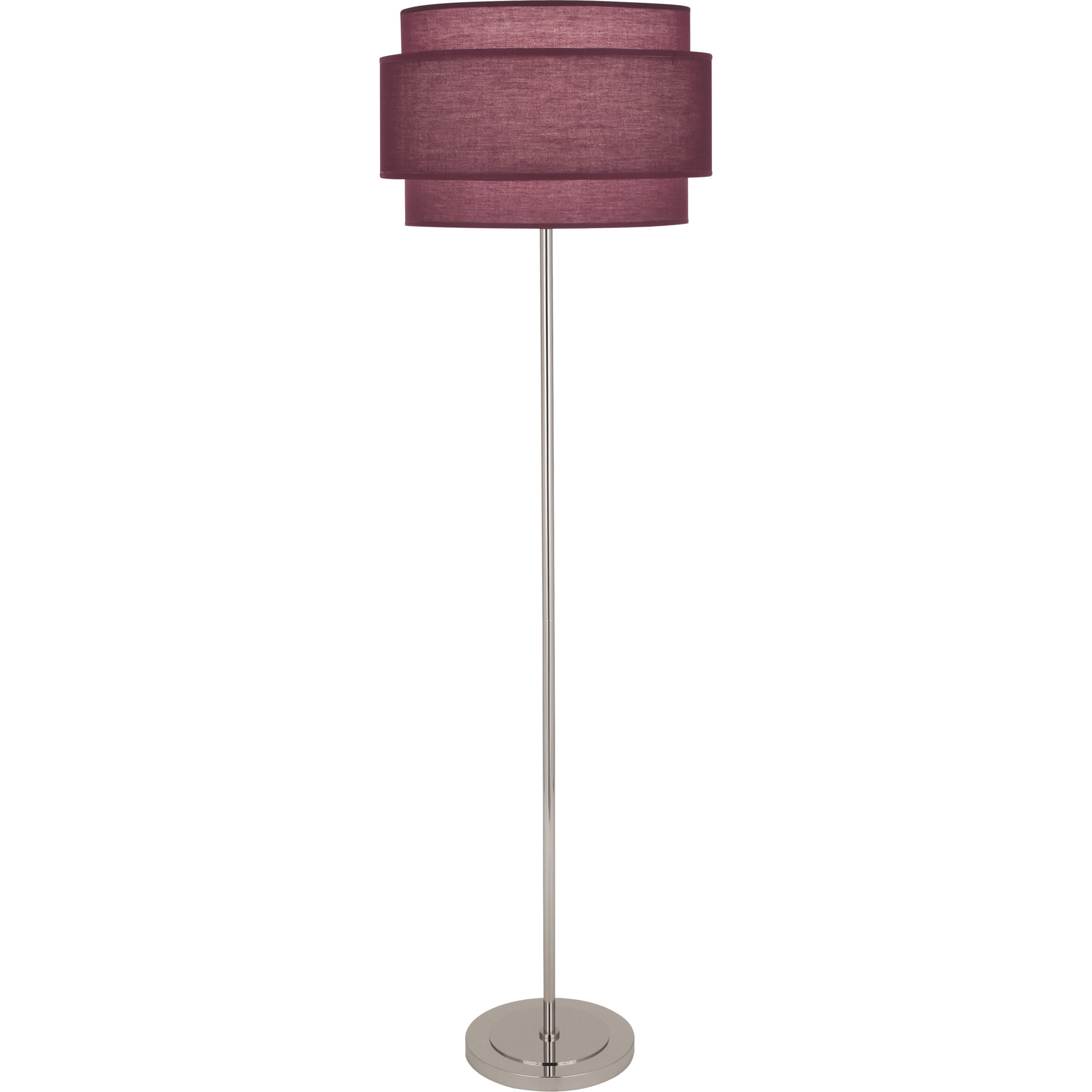 Srkashlteni Collection Floor Lamp - Vintage Wine Fabric Shade with ...