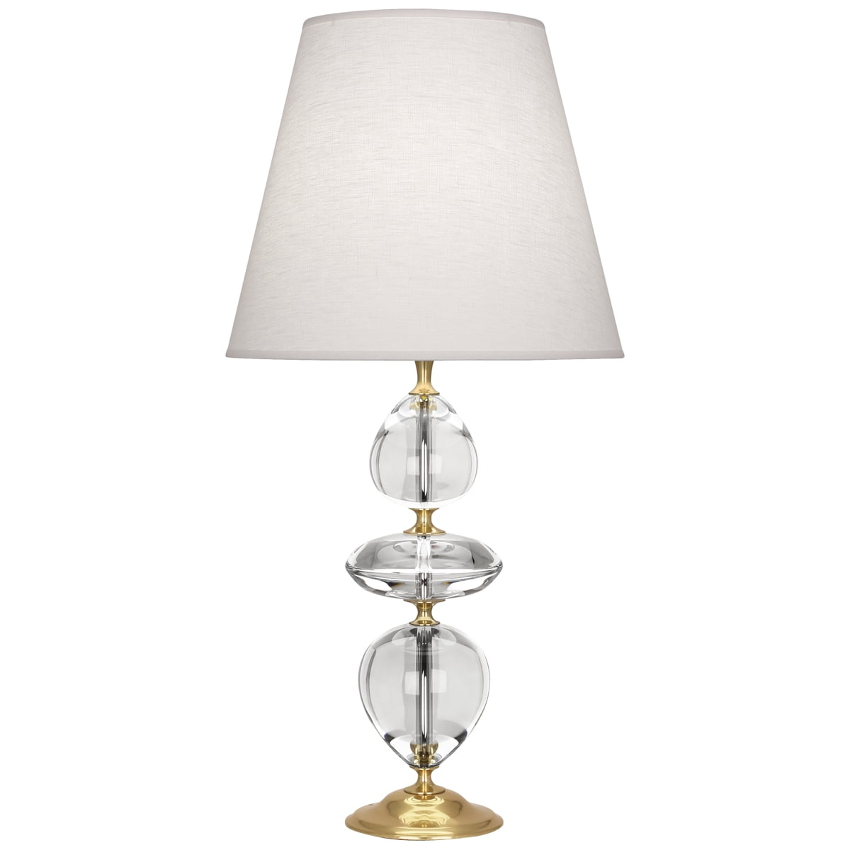 Srkashlteni Modern Crystal Table Lamp with Brass Accents – 30.75 Height ...