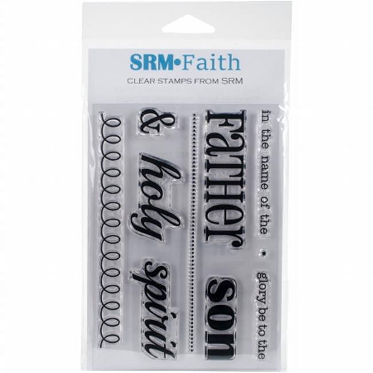 Srm Bible Journaling Clear Stamps 4"x6"-big Trinity - Walmart.com