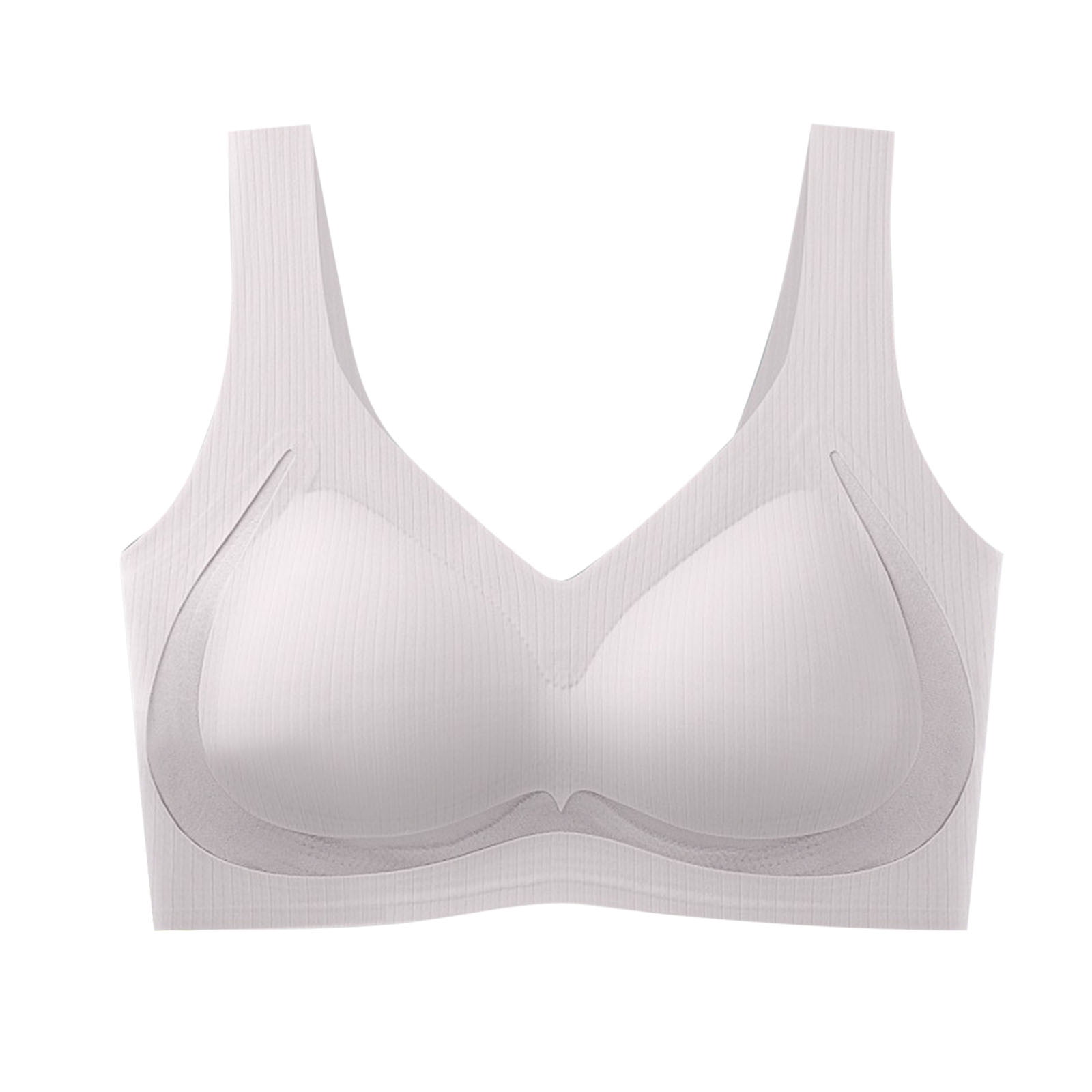 Srogem Deep V Bras for Women Wireless Bras No Underwire Ultra Comfort Full Coverage Smooth ...
