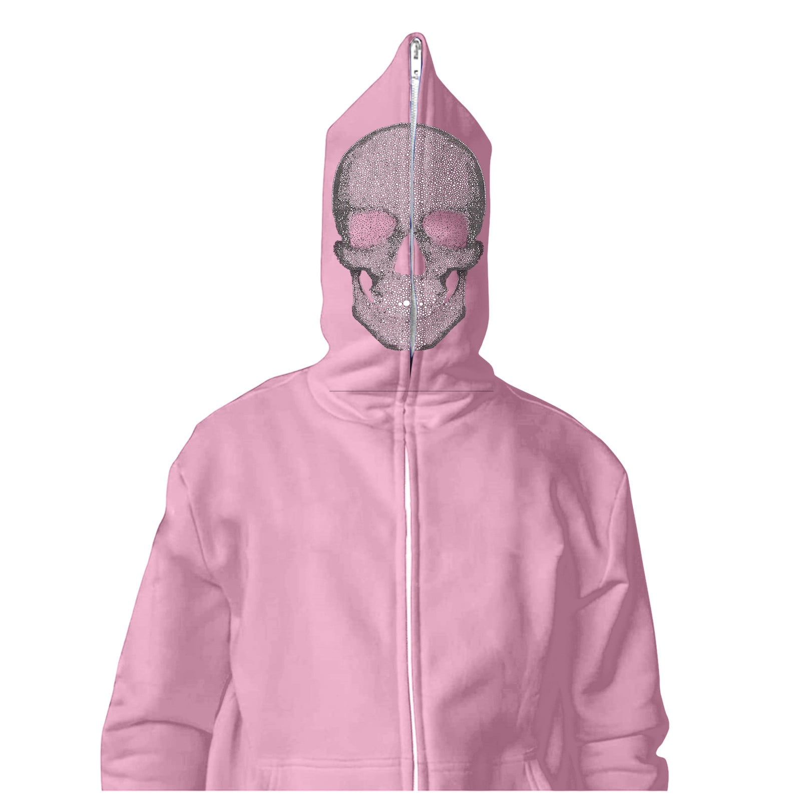 Srogem Women's Zip Up Hoodie Casual Long Sleeve Y2K Halloween Graphic Aesthetic Sweatshirts ...