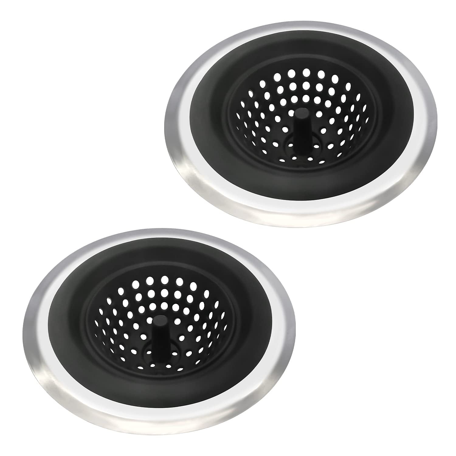 Ss1 2 Pack Kitchen Sink Strainer Food Catcher 4.5 Inch Diameter ...