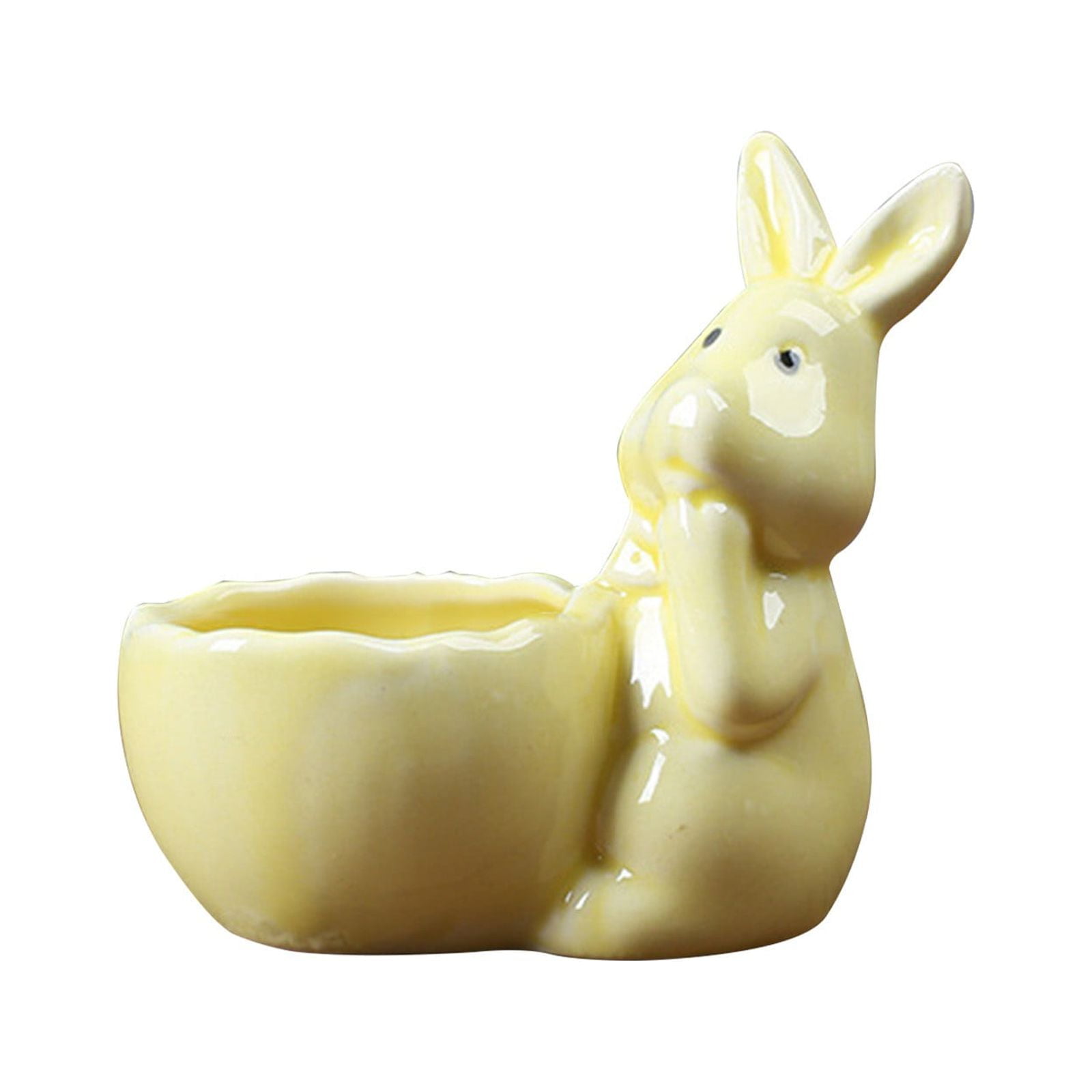 Ssdyl Clearance Sales, Succulent Pots,Cute Mini Ceramic Bunny Planter ...