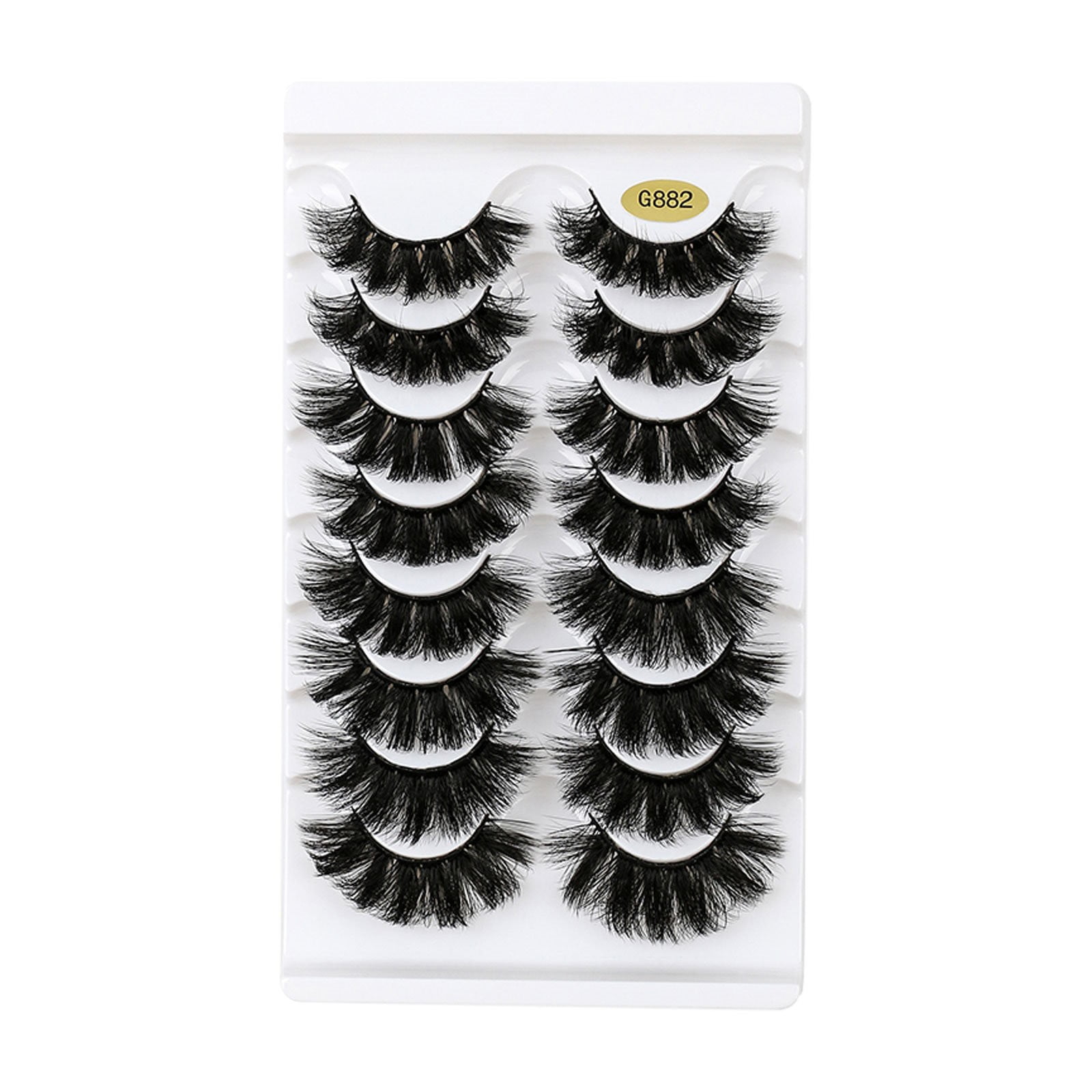 Ssdyl False Eyelashes Set Clearance False Eyelashes Fluffys 8D Faux ...