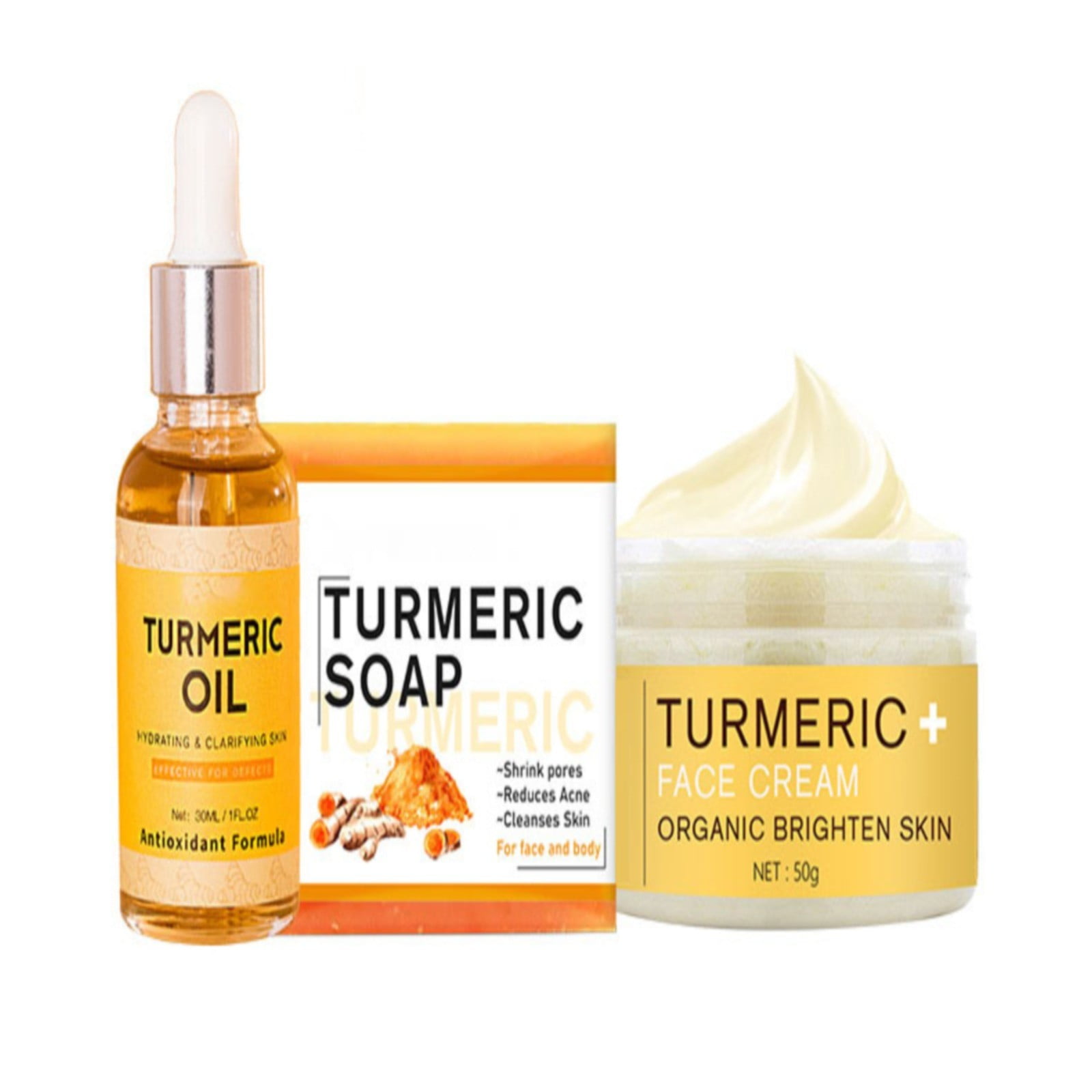 Ssdyl Turmeric Soap Turmeric Oil Turmeric Cream Clearance Three In One ...