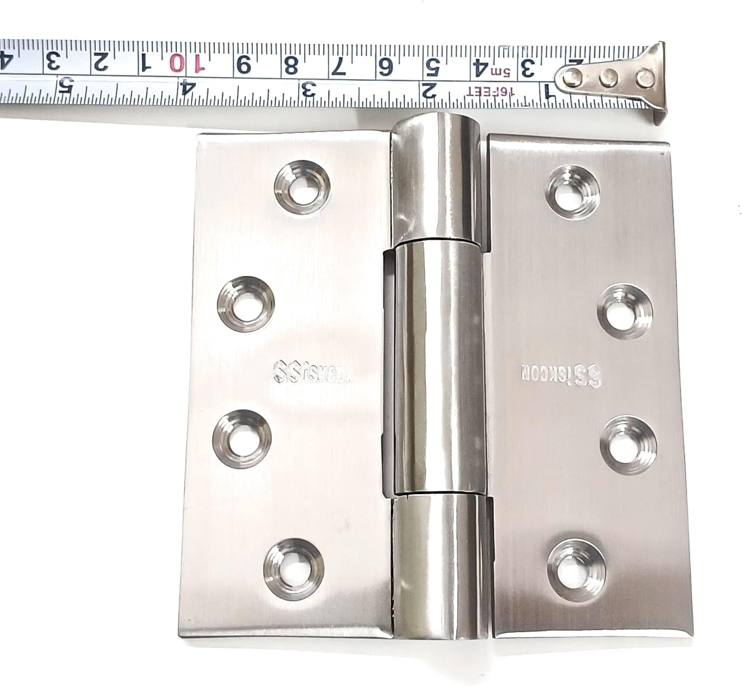 Ssiskcon 4 inch x 4 inch Stainless Steel Concealed Bearing Heavy Duty ...