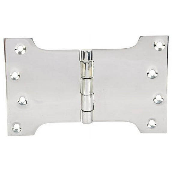 Ssiskcon Stainless Steel Parliament Door Hinge 4 in L x 5 in Obstacle ...