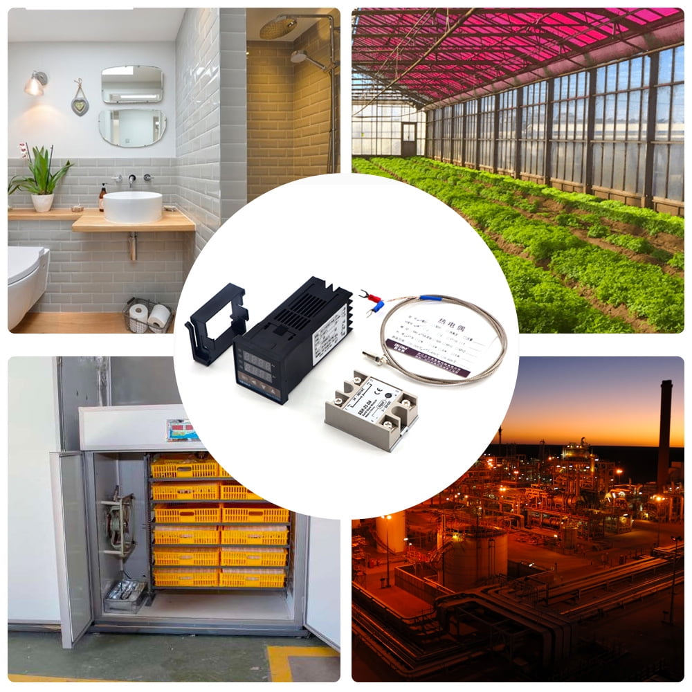 Ssr-25 REX-C100FK02-VxDN Intelligent Temperature Controller SSR Output ...