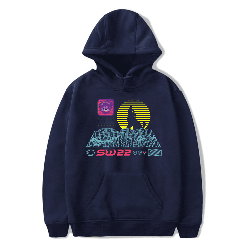 SssniperWolf Synthwave Hoodie Women Men Hooded Sweatshirt Casual ...