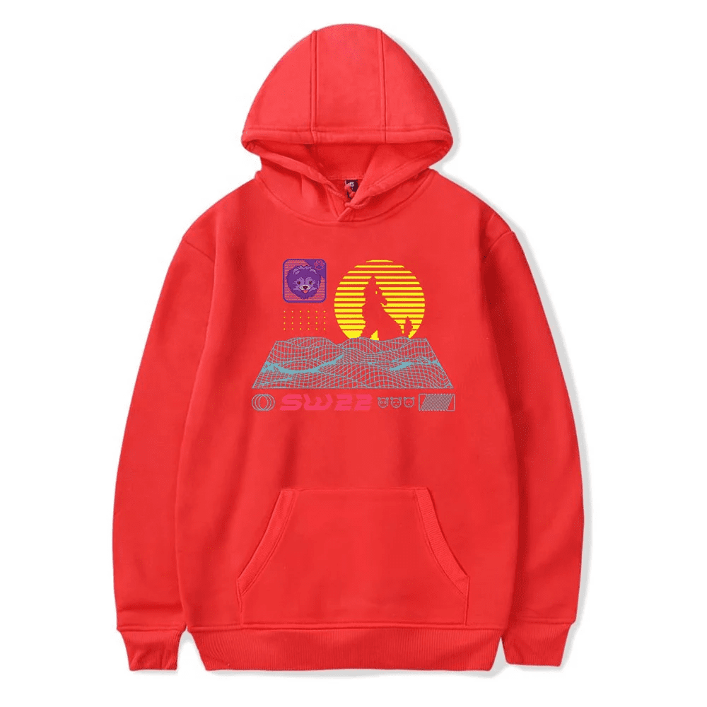 SssniperWolf Synthwave Hoodie Women Men Hooded Sweatshirt Casual ...