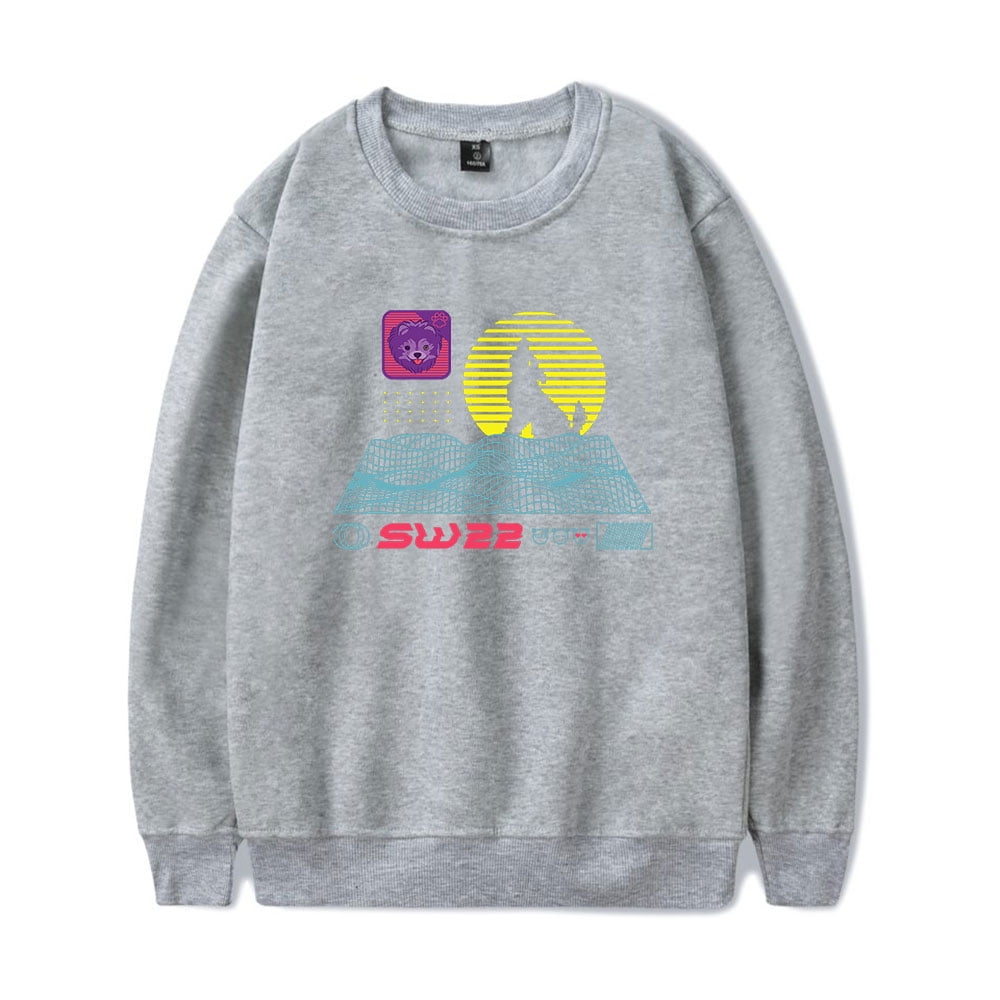 SssniperWolf Synthwave Logo Merch Crewneck Sweatshirt Man/Woman Hip Hop ...