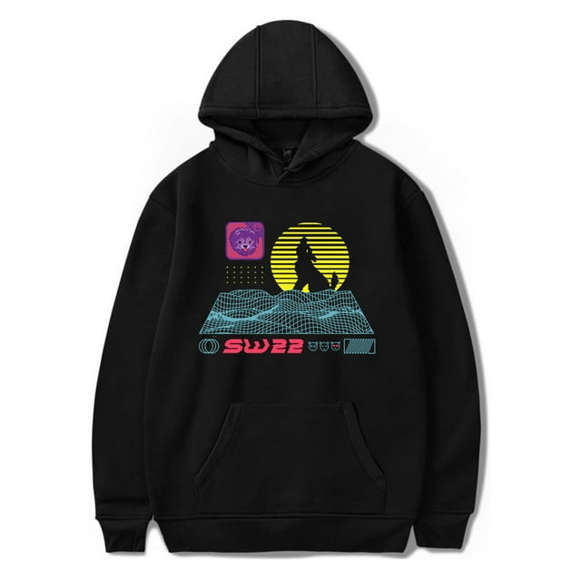 SssniperWolf Synthwave Logo Merch Hoodies Man/Woman Hip Hop Hoodies ...