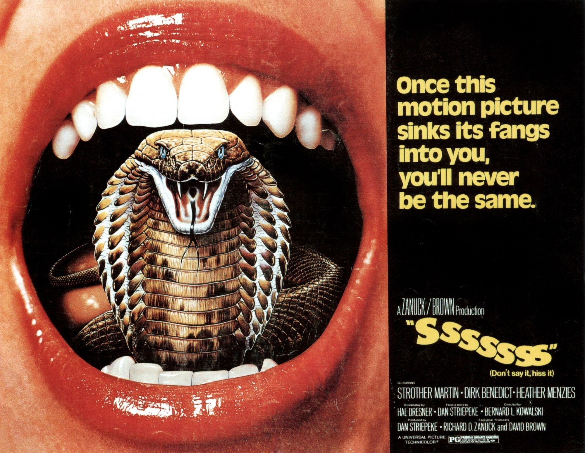 Sssssss Ad Art 1973 Movie Poster Masterprint (14 x 11) - Walmart.com