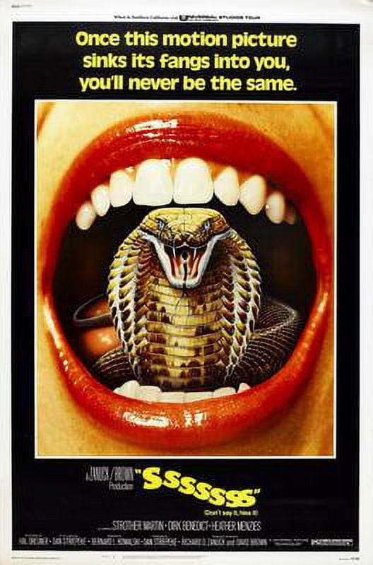 Sssssss Snake Movie Movie Poster Art Poster 24x36 Unframed, Age: Adults ...