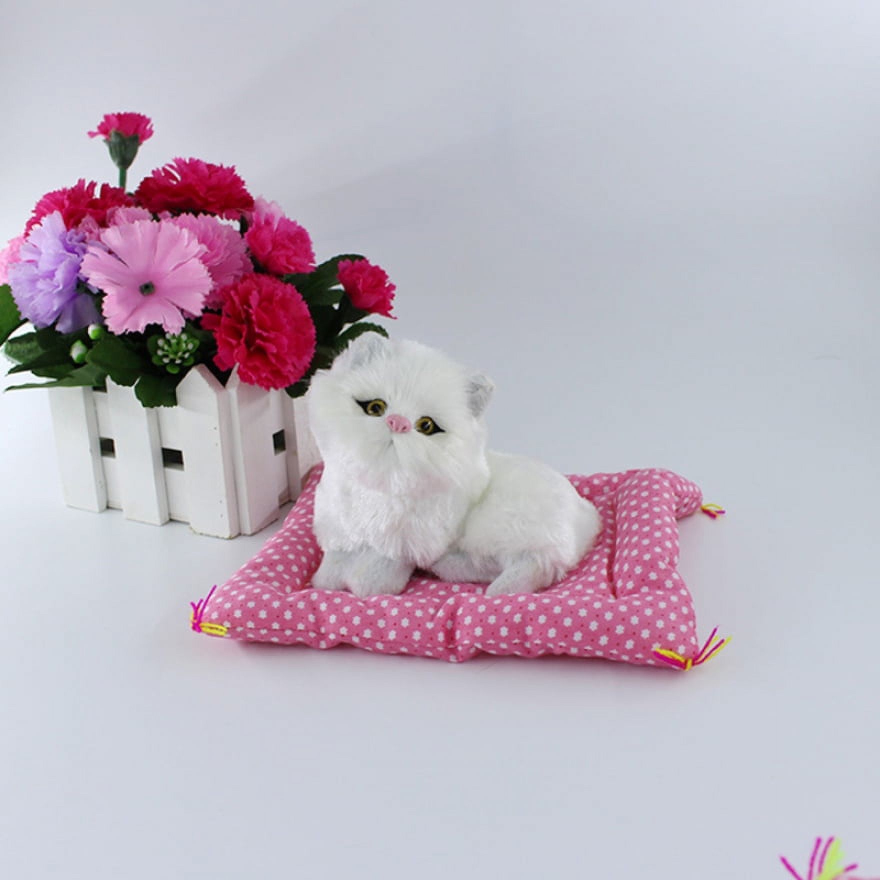 Ssxinyu 1Pcs Realistic Kitten Cat Simulation Stuffed Living Animal ...