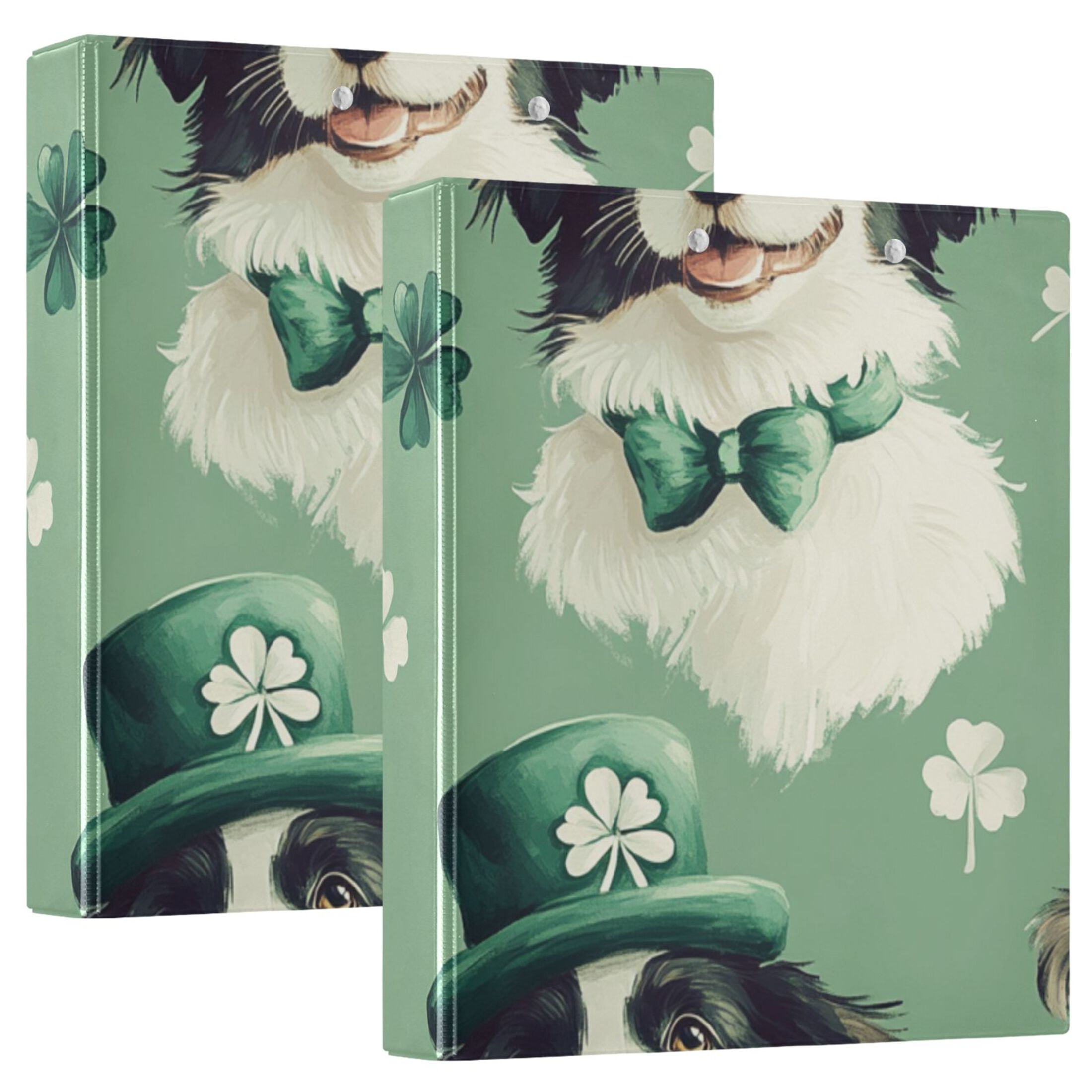 St 3 Ring Binders 1.5 inch Hardcover File Folders with Interior Pockets ...