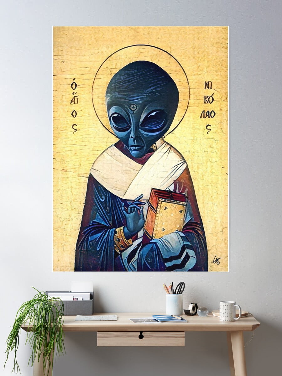 St. Alien Poster Wall Art, Modern Wall Decor For Living Room Bedroom ...