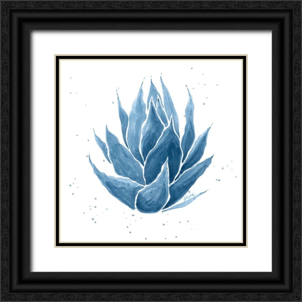 St.Amant, Yvette 12x12 Black Ornate Wood Framed with Double Matting ...