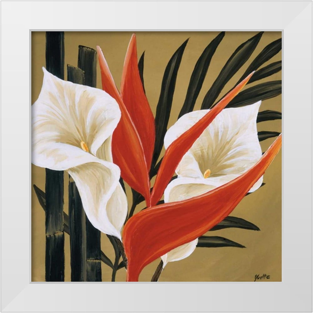 St. Amant, Yvette 15x15 White Modern Wood Framed Museum Art Print ...