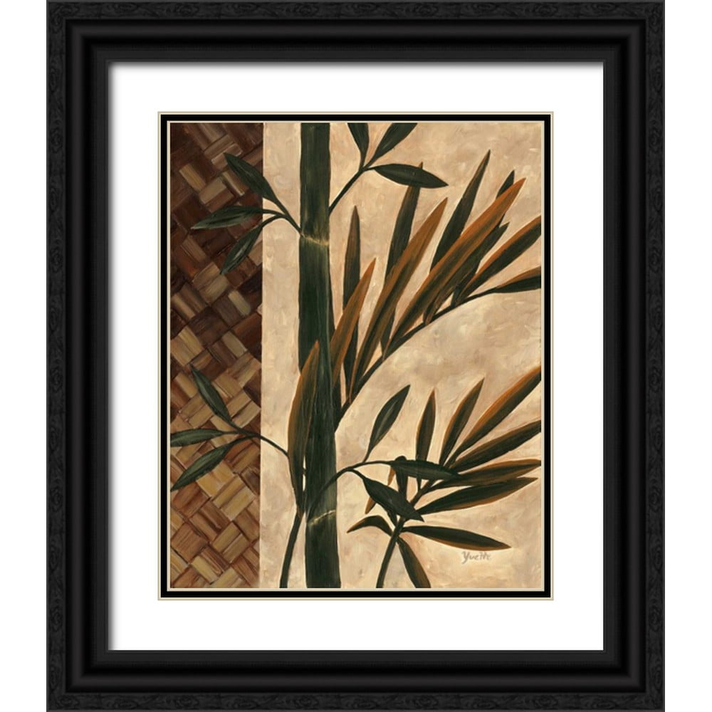 St. Amant, Yvette 15x18 Black Ornate Wood Framed with Double Matting ...