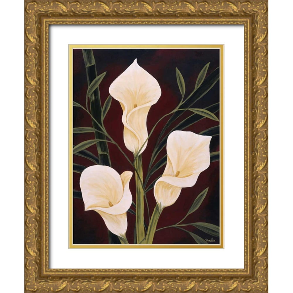 St. Amant, Yvette 25x32 Gold Ornate Wood Framed with Double Matting ...