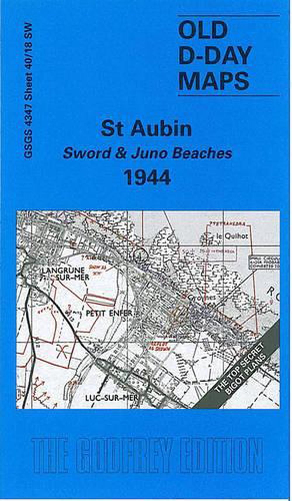 St. Aubin - Sword and Juno Beaches 1944 (D-Day Maps) (Map) - Walmart.com