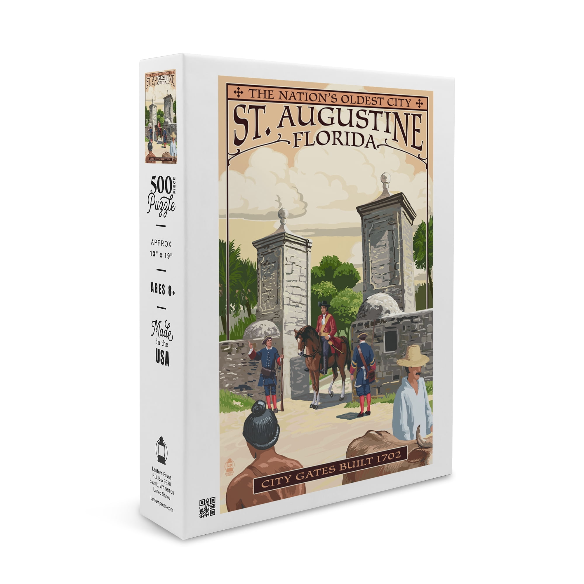 St. Augustine, Florida, City Gates (19x27 inches, Premium 500 Piece ...