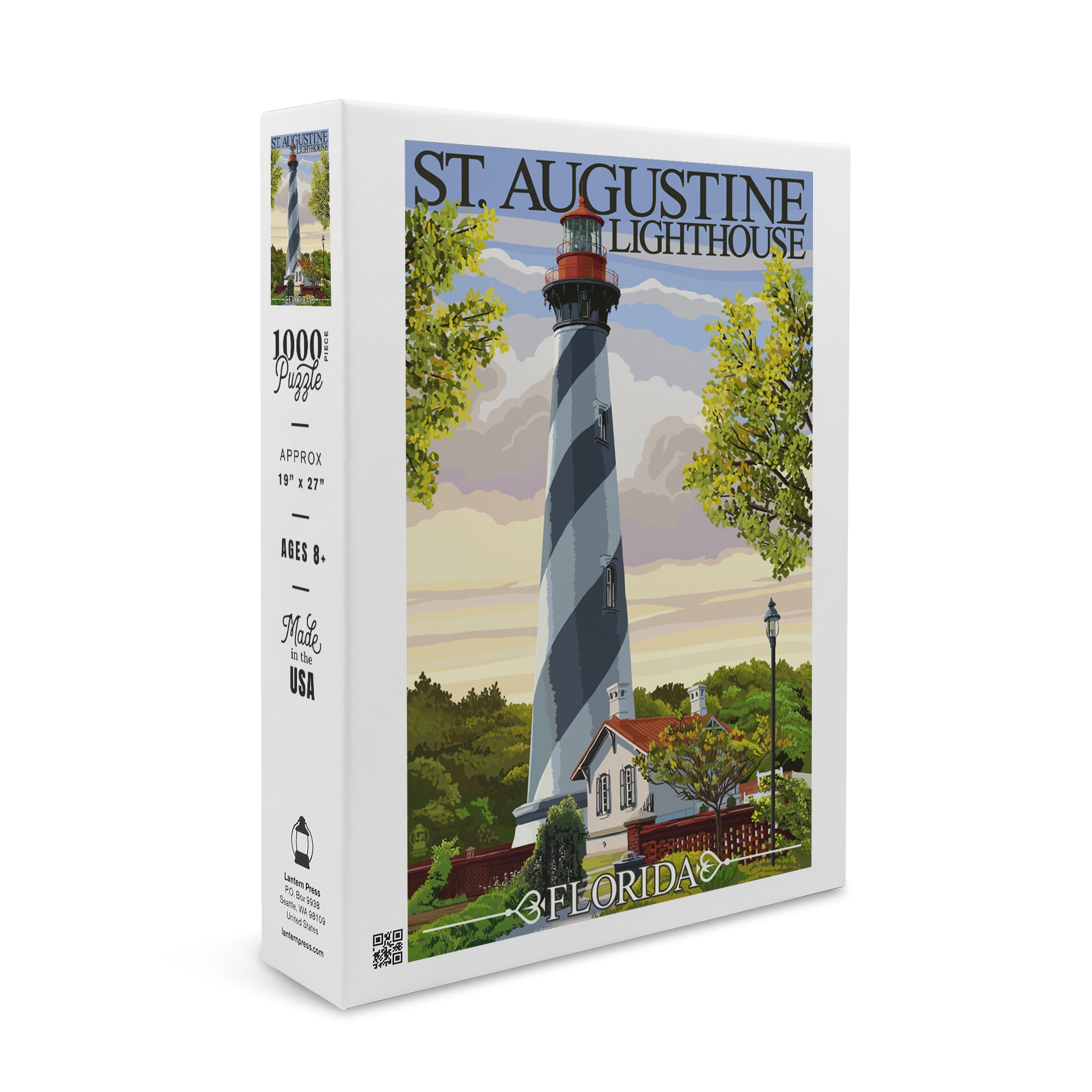 St. Augustine, Florida Lighthouse (1000 Piece Puzzle, Size 19x27 ...