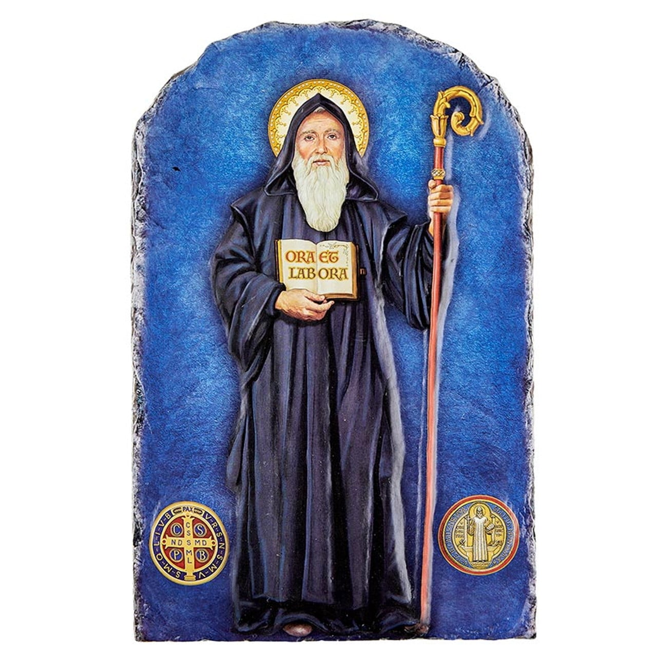 St Benedict Arch Tile Plaque - Walmart.com