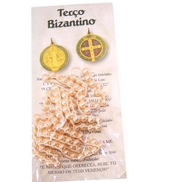 St. Benedict Byzantine Rosary (41cm or 16.1") - made with Synthetic ...