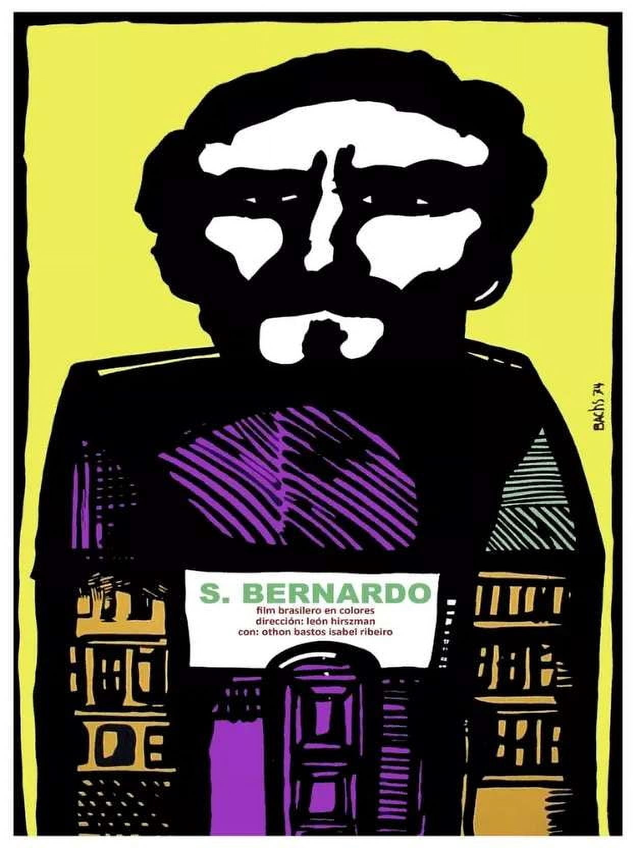 St. Bernard Brazilian film Decoration Poster. Graphic Art Interior ...