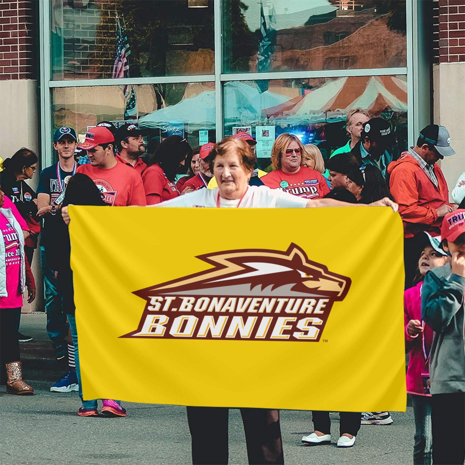 St Bonaventure University Logo Banner Breeze Flag Outdoor Flags Home ...