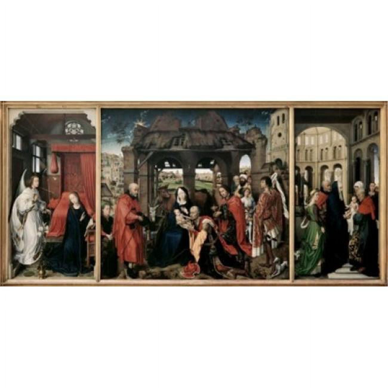St. Columba Altarpiece Ca. 1455 Rogier Van Der Weyden - Walmart.com