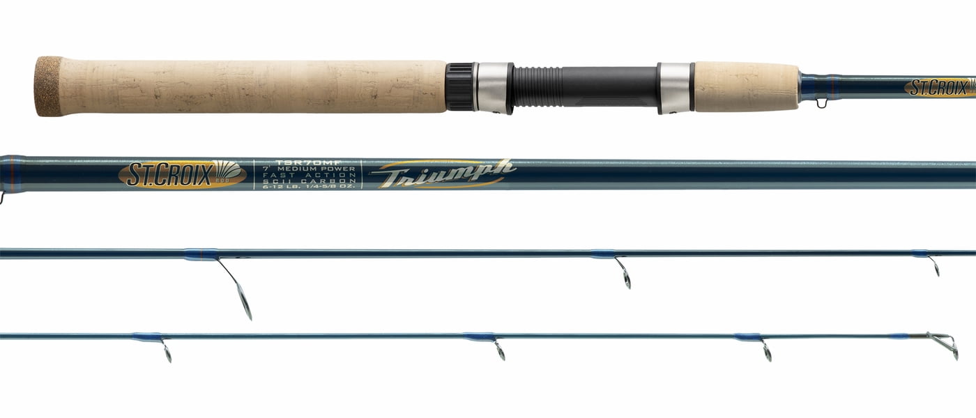 St. Croix TSR60MLF Triumph Spinning Rod, 6', Medium-Light - Walmart.com