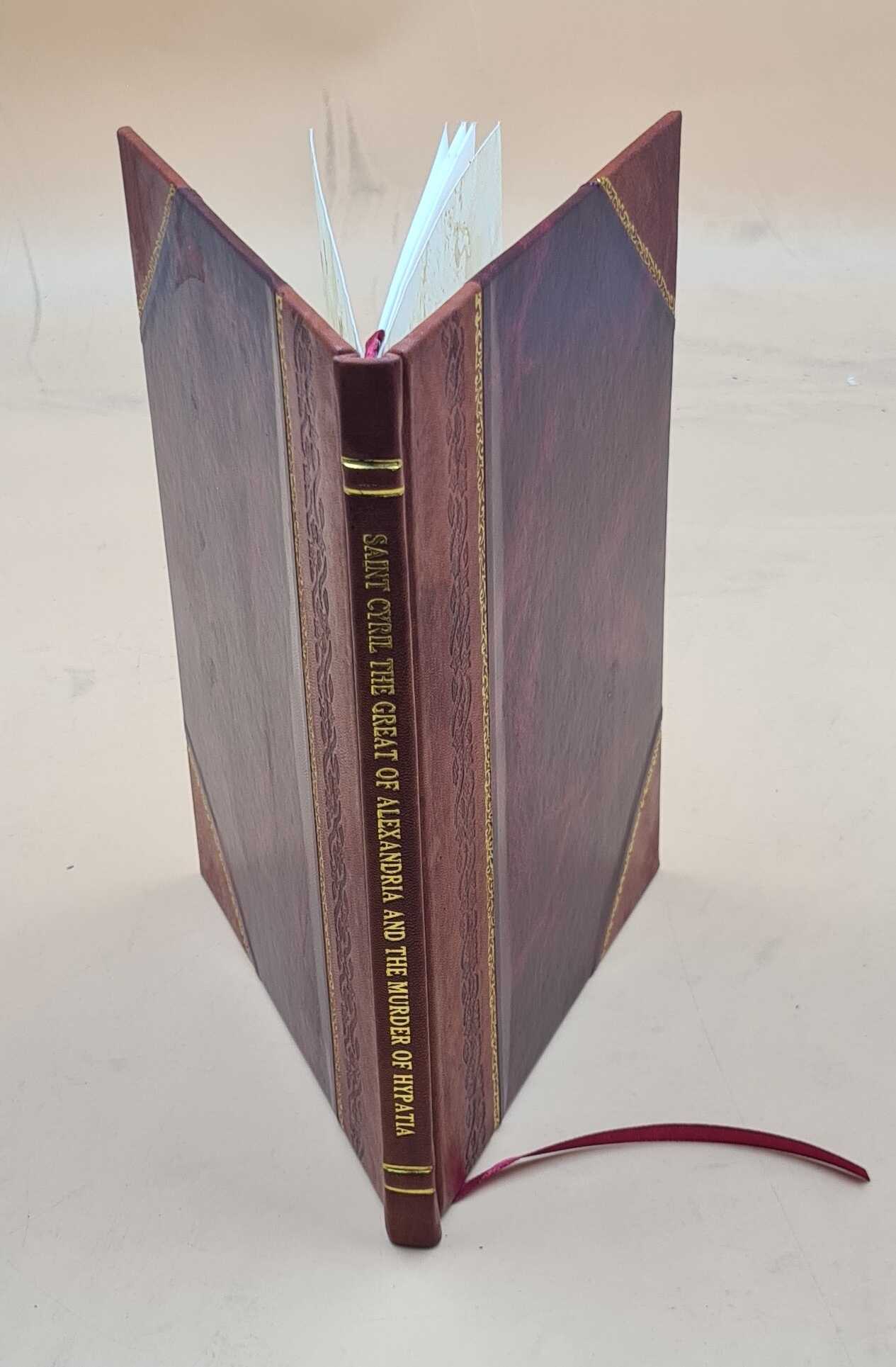 St Cyril the Great of Alexandria and the murder of Hypatia [Leather ...