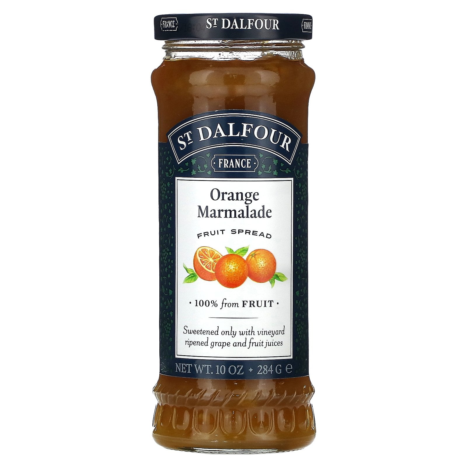 St. Dalfour 100% Fruit Spread Orange Marmalade 10 oz - Grape Sweetened ...