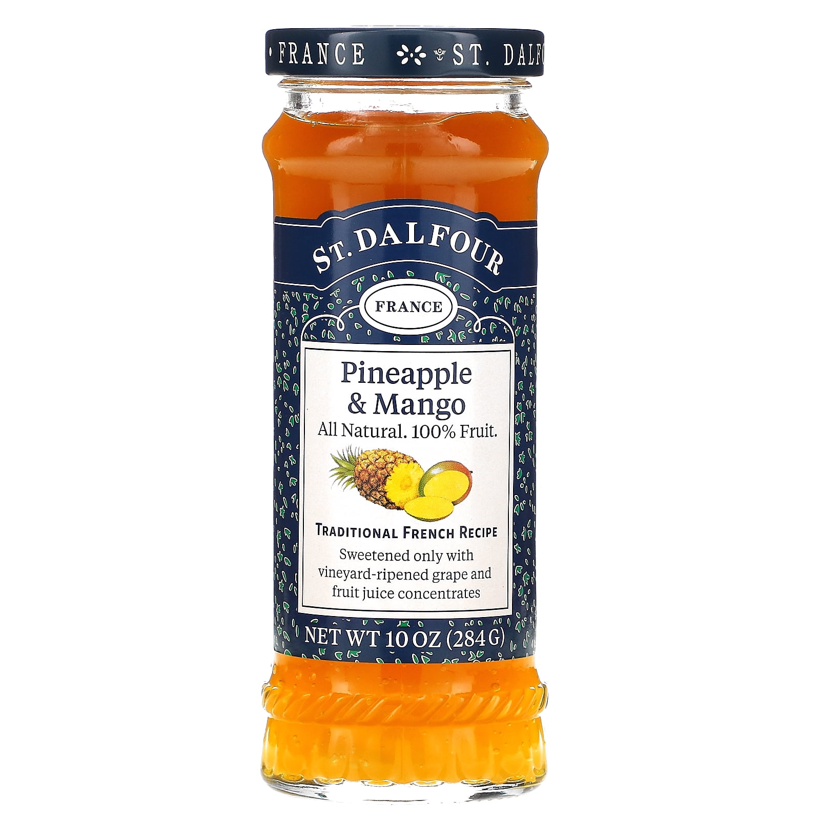 St. Dalfour, Deluxe Pineapple Mango Lemon Fruit Spread, 10 oz - Walmart.com