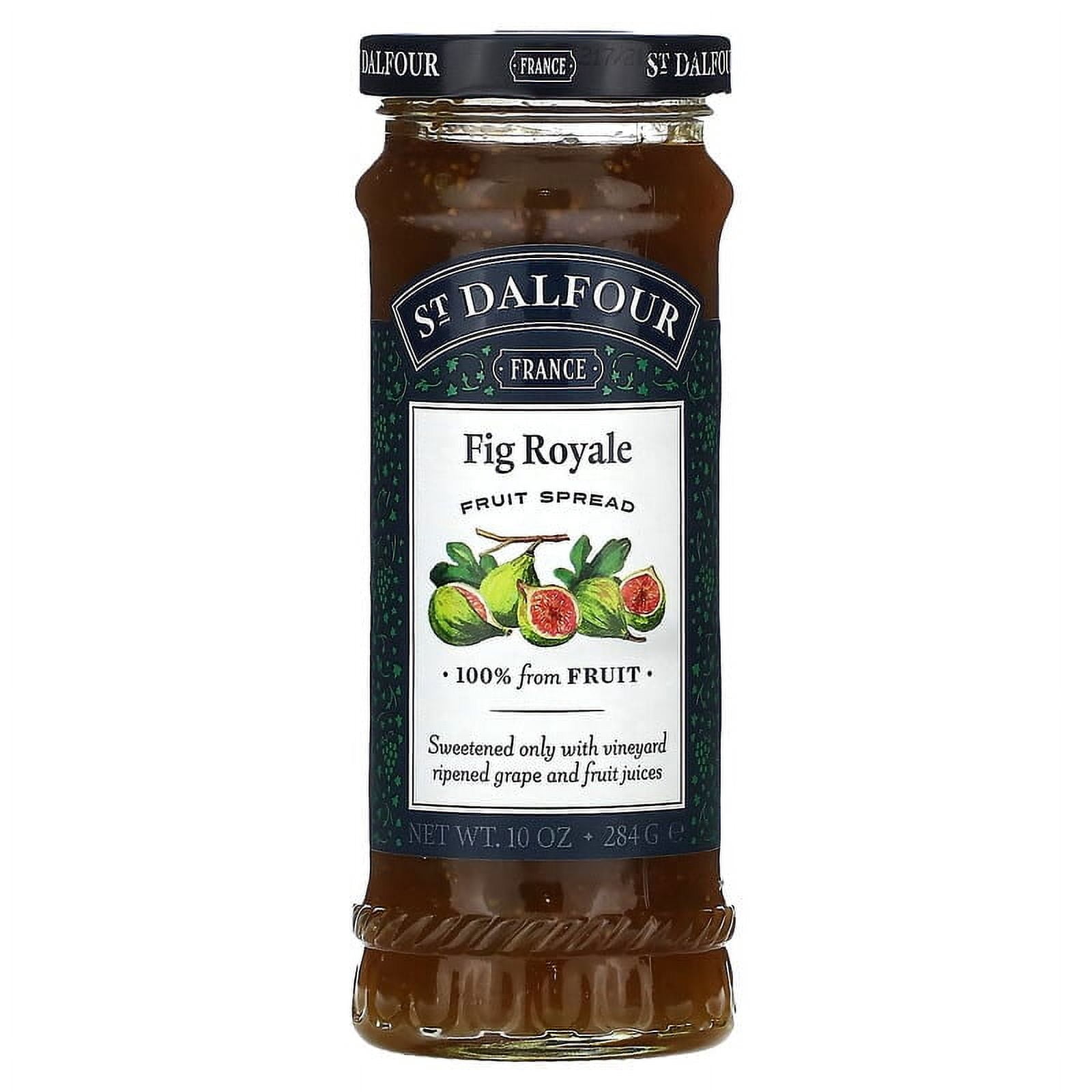 St. Dalfour, Fig Royal Fruit Spread, 10 oz (284 g) Pack of 2 - Walmart.com