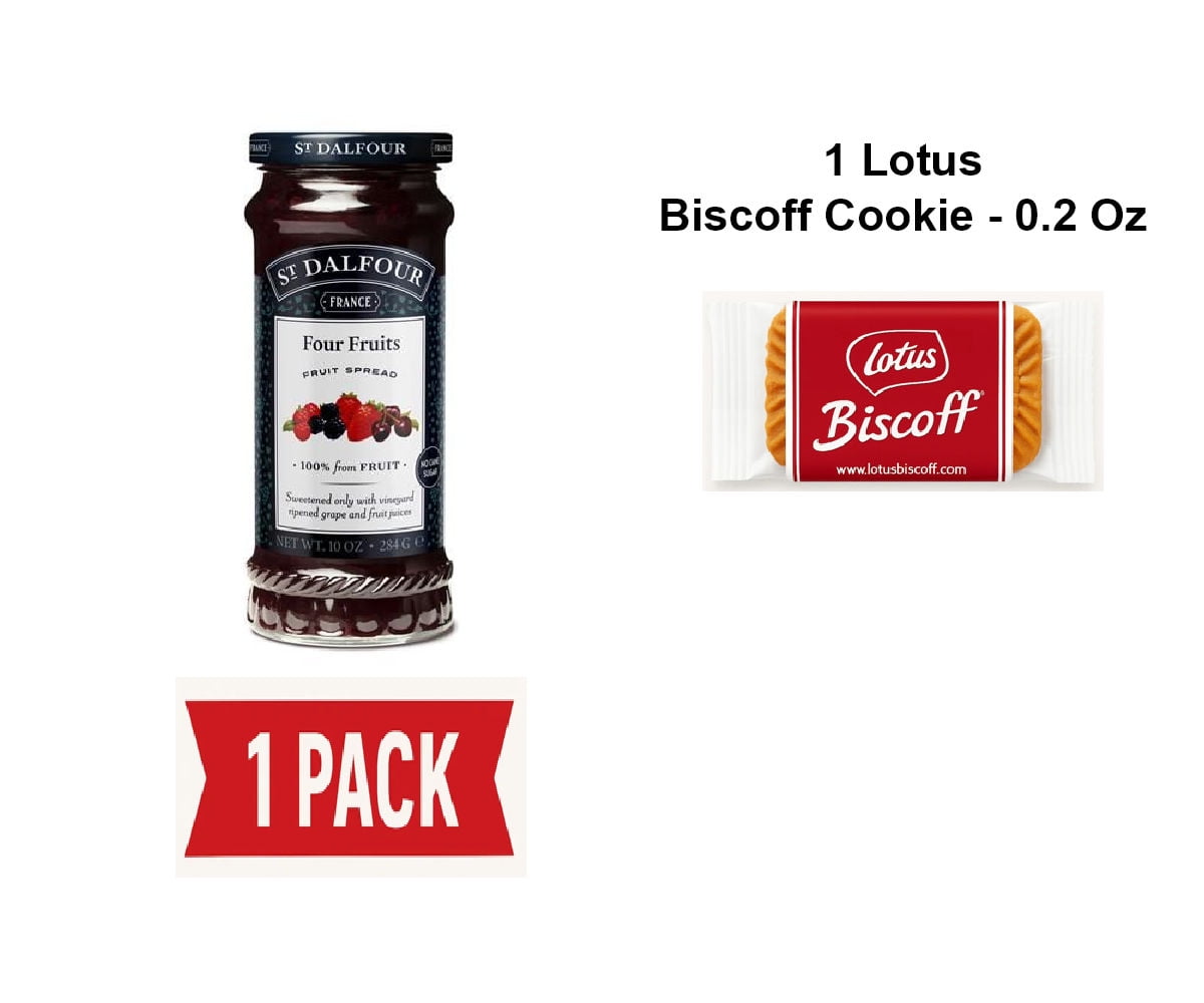 St. Dalfour Four Fruits Fruit Spread - 10Oz - 100% From Fruit, No Artificial Ingredients, Non ...