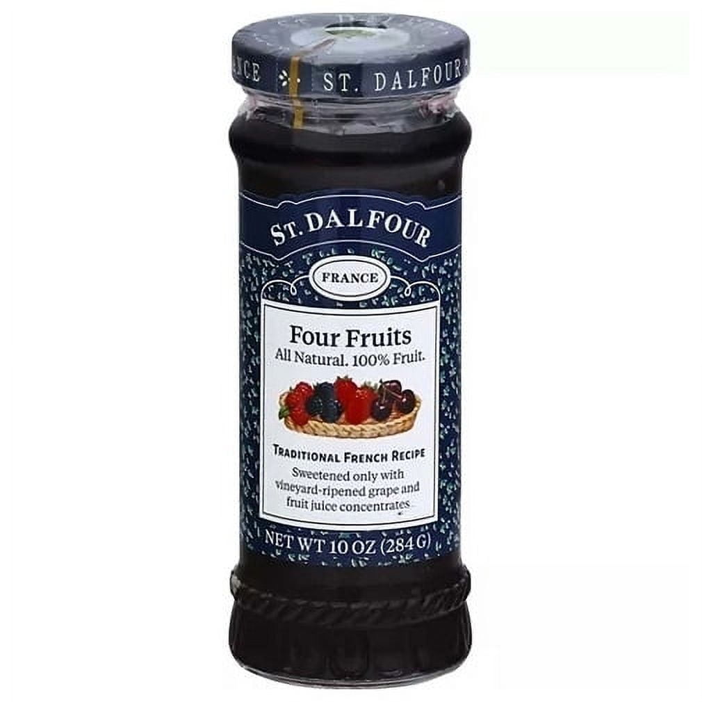 St Dalfour Deluxe Fruit Spread - 100% Healthy Four Fruits (Strawberry ...