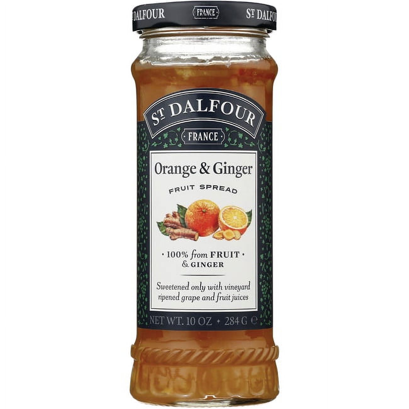 St Dalfour Fruit Spread Deluxe 100 Percent Fruit Ginger And Orange ...