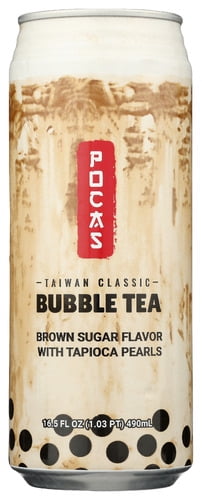 (Pack of 24) Pocas Tea Bubble Brown Sugar 16.5 oz - Walmart.com