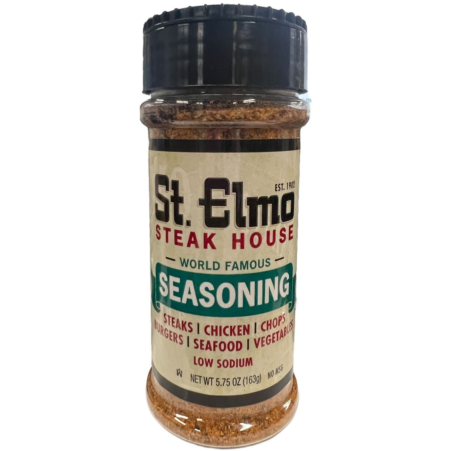 St. Elmo Seasoning, Flavorful Rub for Steaks, Burgers, Chicken, Seafood ...