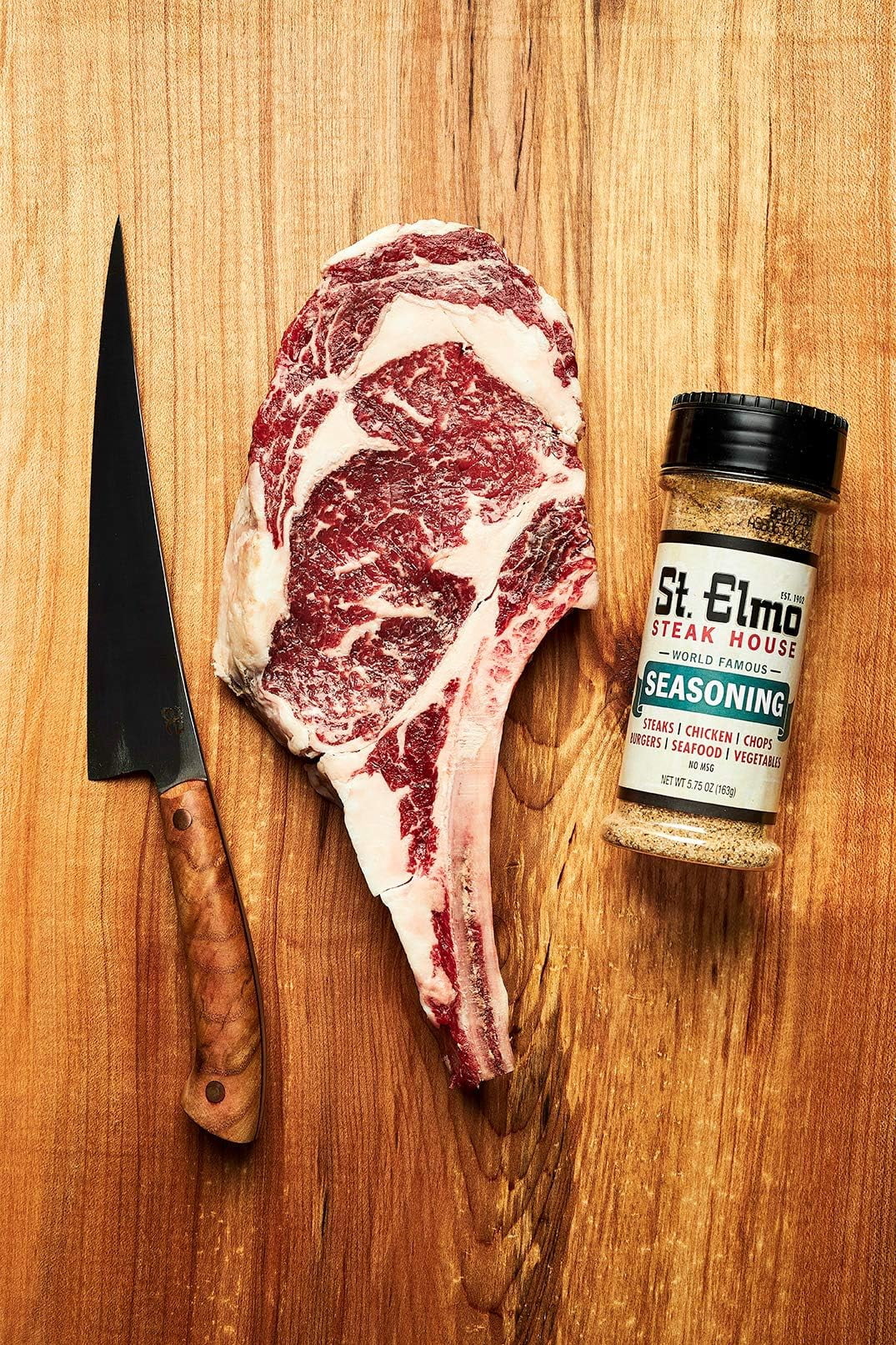 St. Elmo Steak AJH3 House Seasoning (5.75 OZ) and Blackened Seasoning ...
