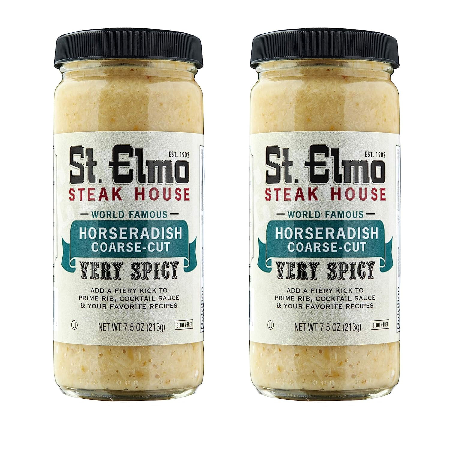St. Elmo Steak House Coarse-Cut Horseradish, Great with Steaks and ...