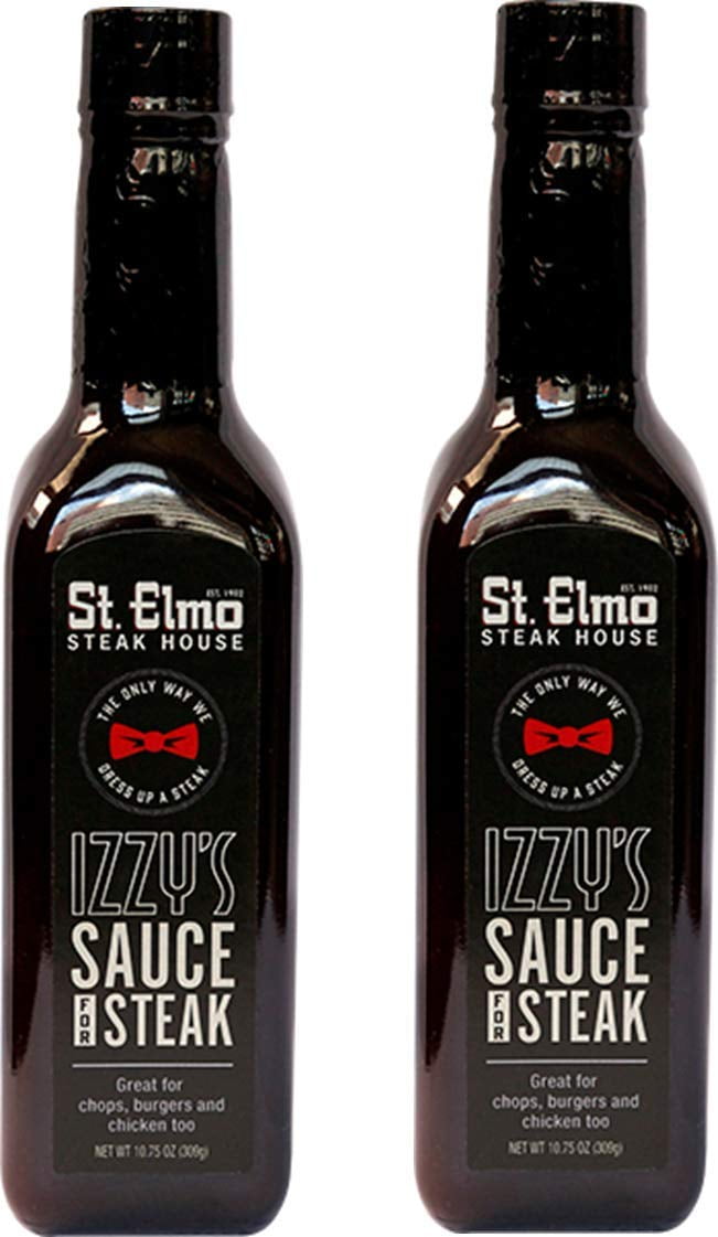 St. Elmo Steak House Izzy's Sauce for Steak, 2-Pack 10.75 oz. Bottles ...