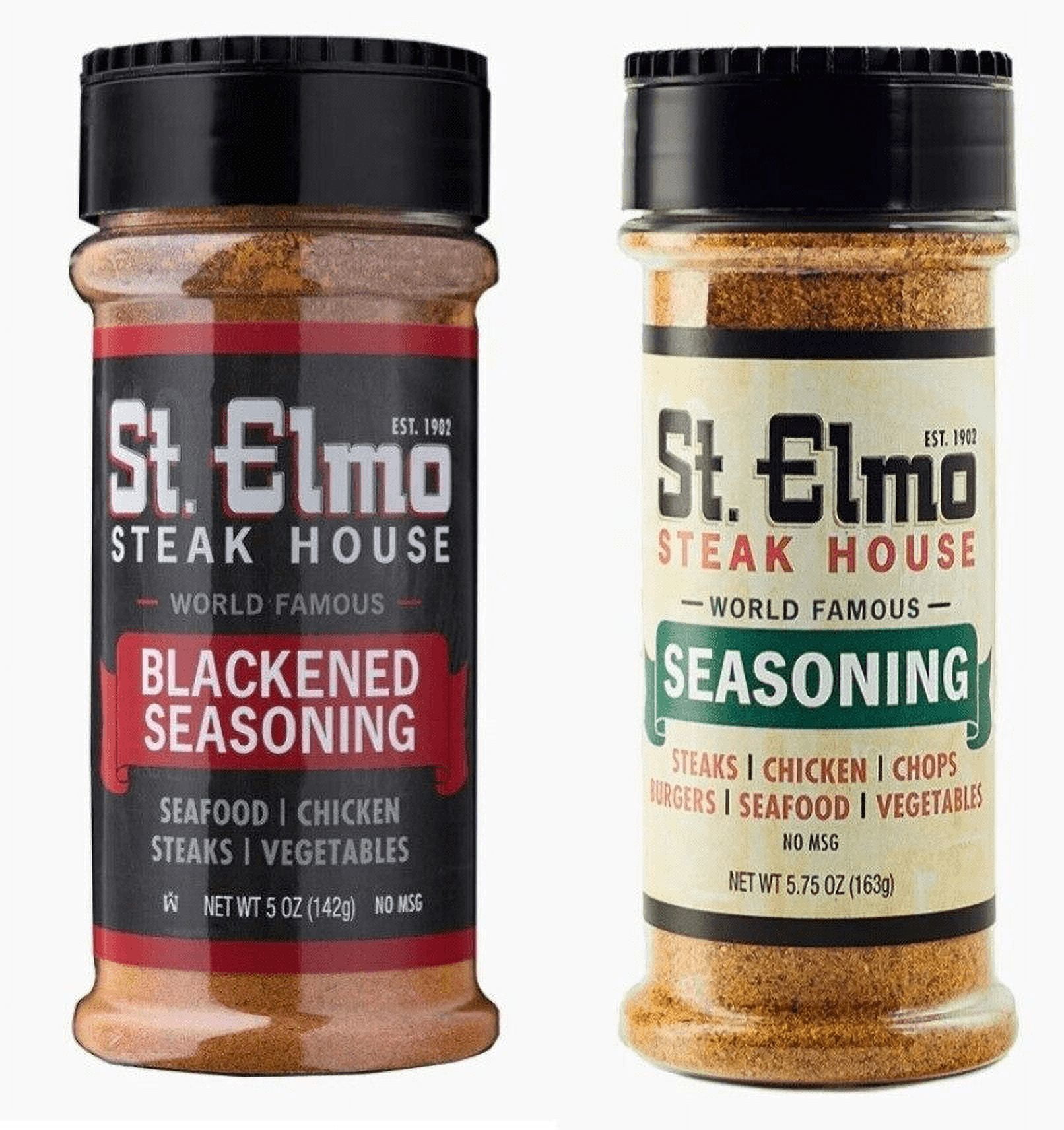 St. Elmo World Famous Steak House Seasoning, Variety 2-Pack - Walmart.com