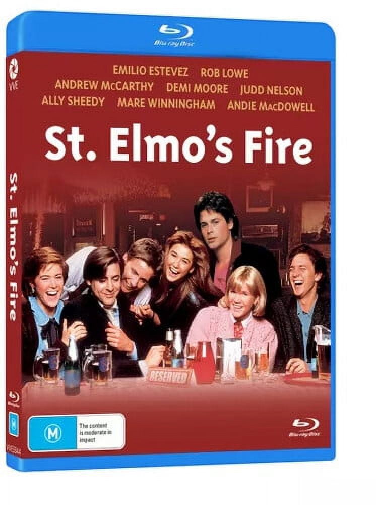 Via Vision St. Elmo's Fire Blu-ray - All-Region, Drama Film about Friendship and Love - Walmart.com